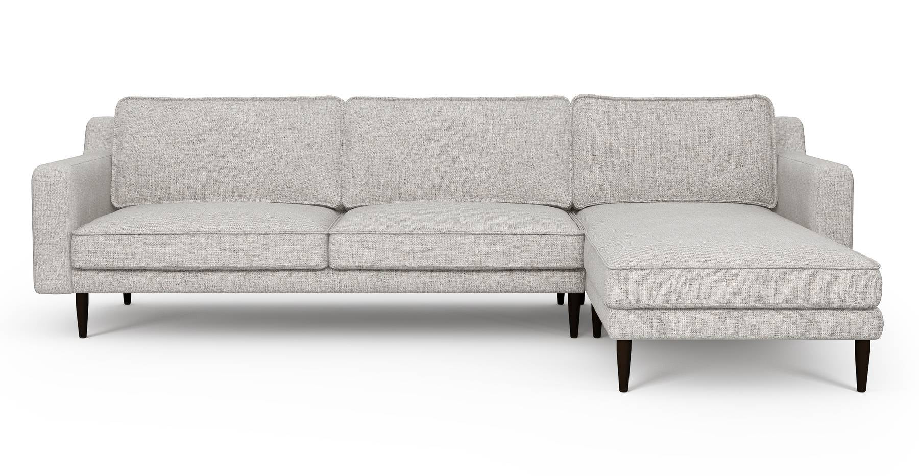 Klem Slim 292 x 171 Sectional Wooden Leg - Linen | normod.de